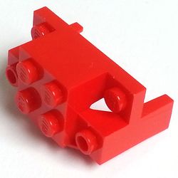 LEGO PART 18974 Wheel Arch, Mudguard 4 x 2 1/2 x 2 1/3 | Rebrickable ...