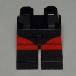 LEGO PART 970c22pat03pr1503 Hips with Red Legs and Black Boots Pattern ...