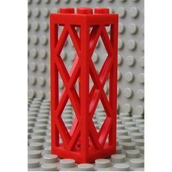 LEGO PART 2580c01 Support 2 x 2 x 5 Lattice Pillar, Complete Assembly ...
