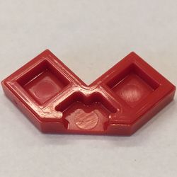 LEGO PART 27263 Tile Special 2 x 2 Corner with Cut Corner - Facet ...