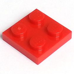 LEGO PART 3022 Plate 2 x 2 | Rebrickable - Build with LEGO