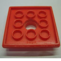 LEGO PART 3403 Turntable 4 x 4 Square Base | Rebrickable - Build with LEGO