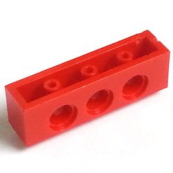 LEGO PART 3701 Technic Brick 1 x 4 [3 Pin Holes] | Rebrickable - Build ...
