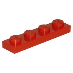 LEGO PART 3710 Plate 1 x 4 | Rebrickable - Build with LEGO
