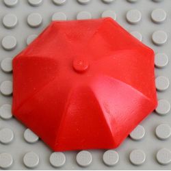 LEGO PART 4094b Equipment Umbrella Top with No Bottom Flaps, 6 x 6 with ...