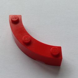LEGO PART 48092 Brick Round Corner 4 x 4 Macaroni Wide with 3 Studs ...