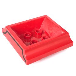 LEGO PART 52055pr0001 Duplo Train Tender Top with 2 x 2 Recess, Thomas ...