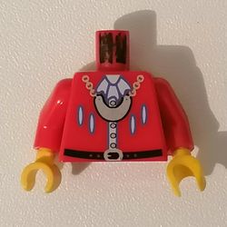 LEGO PART 973c22h01pr0136 Torso Imperial Armada Uniform Jacket Black ...