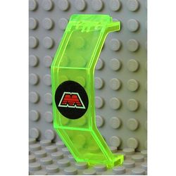 LEGO PART 2466pr0002 Panel 3 x 2 x 6 with MTron Logo Print ...