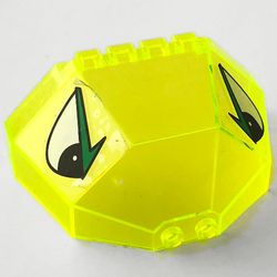 LEGO PART 6084 Windscreen 8 x 3 1/2 x 4 1/6 Half Octagon Aquanaut Sub ...