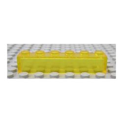 LEGO PART 3067 Brick 1 x 6 with No Bottom Tubes | Rebrickable - Build ...