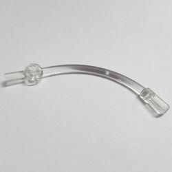 LEGO PART 4042 Bar Curved with Axle End and 1 x 1 Round Plate ...
