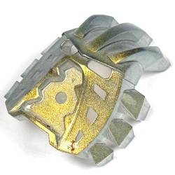 LEGO PART 44814pr0001 Large Figure Mask Avohkii with Gold Pattern ...