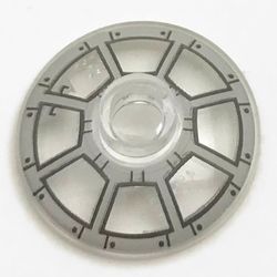 LEGO PART 4740pr0009 Dish 2 x 2 Inverted [Radar] with Dark Bluish Grey ...