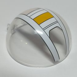 LEGO PART 52979pr0002 Windscreen 6 x 6 x 3 Canopy Half Sphere with Dual ...