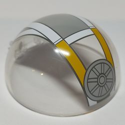 LEGO PART 52979pr0003 Windscreen 6 x 6 x 3 Canopy Half Sphere with Dual ...