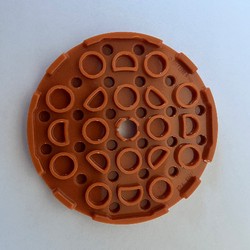 LEGO PART 11213 Plate Round 6 x 6 with Hole | Rebrickable - Build with LEGO