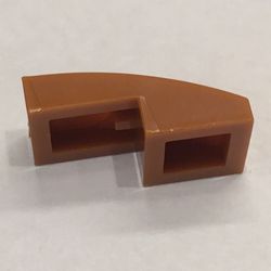 LEGO PART 11477 Slope Curved 2 x 1 No Studs [1/2 Bow] | Rebrickable ...