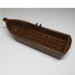 LEGO PART 2551 Boat / Rowing Boat 14 x 5 x 2 with Oarlocks [2 Hollow ...