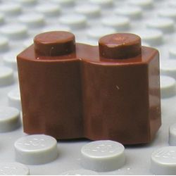 LEGO PART 30136 Brick Special 1 x 2 Palisade [aka Log] | Rebrickable ...