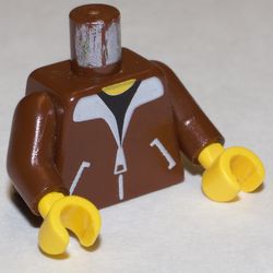 LEGO PART 973c19h01pr0070 Torso Bomber Jacket and Black T-Shirt Print ...