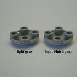 LEGO PART 2654 Plate Round 2 x 2 with Rounded Bottom [Boat Stud ...