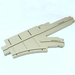 LEGO PART 2889 Vehicle Track, Monorail Point Right | Rebrickable ...