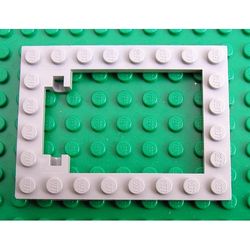 LEGO PART 30041 Plate Special 6 x 8 Trap Door Frame Horizontal ...