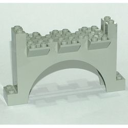 LEGO PART 30272 Brick Arch 2 x 12 x 6 with Grooves | Rebrickable ...