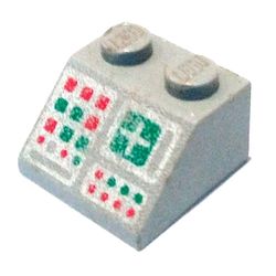LEGO PART 3039pr9994 Slope 45° 2 x 2 with Computer Panel Print ...