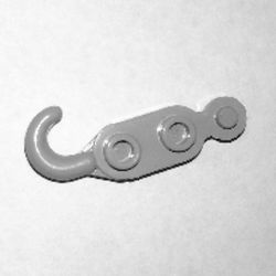 LEGO PART 3136 Hook, Tow Hook with 2 Studs on Both Sides | Rebrickable ...
