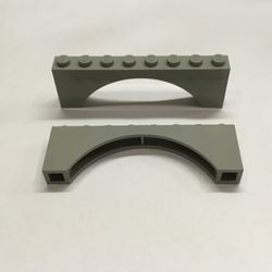 LEGO PART 3308 Brick Arch 1 x 8 x 2 | Rebrickable - Build with LEGO