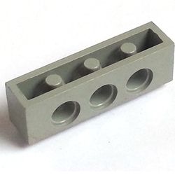 LEGO PART 3701 Technic Brick 1 x 4 [3 Pin Holes] | Rebrickable - Build ...
