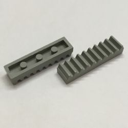 LEGO PART 3743 Technic Gear Rack 1 x 4 | Rebrickable - Build with LEGO