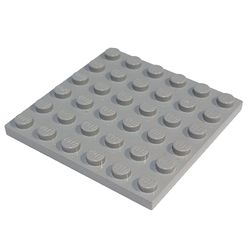 LEGO PART 3958 Plate 6 x 6 | Rebrickable - Build with LEGO