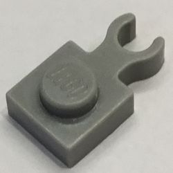 LEGO PART 4085a Plate Special 1 x 1 with Clip Vertical [Thin Open O ...
