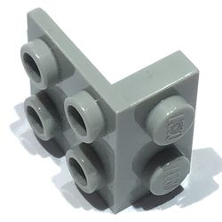 LEGO PART 44728 Bracket 1 x 2 - 2 x 2 | Rebrickable - Build with LEGO
