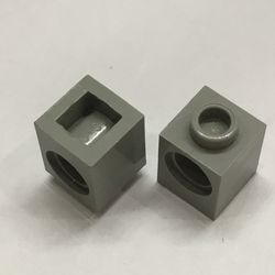 LEGO PART 6541 Technic Brick 1 x 1 with Pin Hole | Rebrickable - Build ...