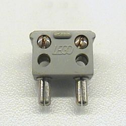 LEGO PART upn0123c01 Electric Connector, 2 Way Male Squared Narrow Long ...