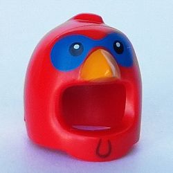 LEGO PART 25971pr0004 Costume / Mask, Bird with Blue Eyes and Orange ...