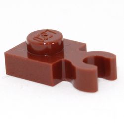 LEGO PART 60897 Plate Special 1 x 1 with Clip Vertical [Thick Open O ...