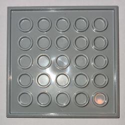 LEGO PART 10202 Tile 6 x 6 with Bottom Tubes | Rebrickable - Build with ...