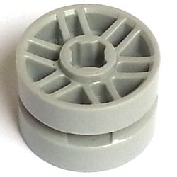 LEGO PART 11208 Wheel 14mm D. x 9.9mm with Centre Groove, Fake Bolts ...
