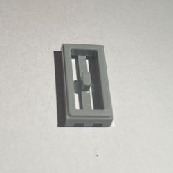 LEGO PART 2412b Tile Special 1 x 2 Grille with Bottom Groove | Rebrickable - Build with LEGO