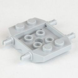 LEGO PART 24326 Vehicle Base 4 x 4 x 2/3 with Wheel Clip Pins, Wedge, 2 ...