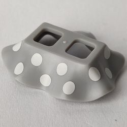 LEGO PART 24782pr0001 Minifig Hipwear Skirt with 16 White Polka Dots ...