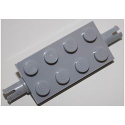 LEGO PART 30157 Plate Special 2 x 4 with Pins | Rebrickable - Build ...