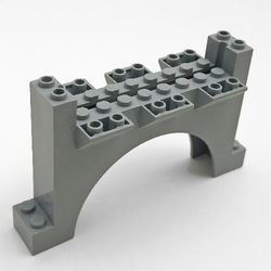 LEGO PART 30272 Brick Arch 2 x 12 x 6 with Grooves | Rebrickable ...