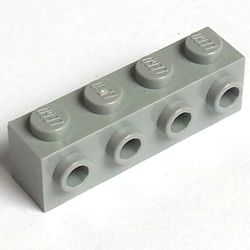 LEGO PART 30414 Brick Special 1 x 4 with 4 Studs on One Side ...