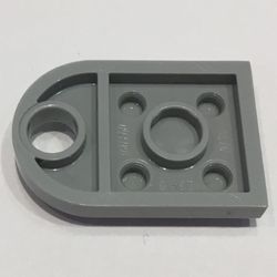LEGO PART 3176 Plate Special 3 x 2 with Rounded End, Hole | Rebrickable ...